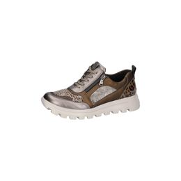 Waldl&auml;ufer WALDL&Auml;UFER Sneaker 'H-Ajala' Damen Gr&ouml;&szlig;e 39 braun / schwarz / silber