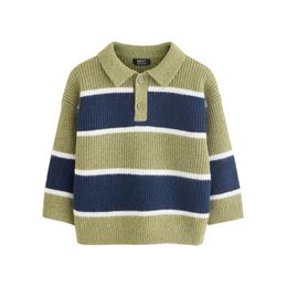 next Pullover Jungen Gr&ouml;&szlig;e 86 navy / hellgr&uuml;n / wei&szlig;