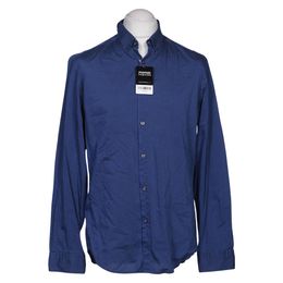 BOSS Green Hemd Herren Größe L Second Hand blau