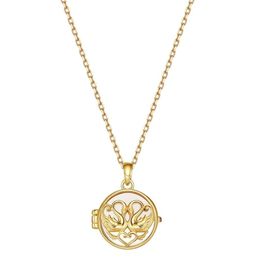 Hey Happiness Necklace 'Eternity Locket' female Gold size Onesize