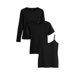The Set Set: Shirt, T-Shirt und Top 'Essential' Damen Gr&ouml;&szlig;e S schwarz