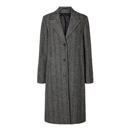 Selected Übergangsmantel 'New Alma' Damen Größe L grau / schwarz