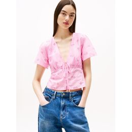 Tommy Jeans Bluse Damen Größe L rosa