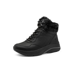 Tamaris Schn&uuml;rstiefelette Damen Gr&ouml;&szlig;e 37 greige / schwarz Winterschuhe