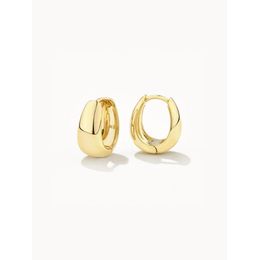 Rougemont Jewellery Earrings 'Wasserfeste Creolen Ohrringe' female Gold size 14*11*2,5