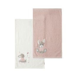 Sterntaler Handtuch 'Emmi' Herren Größe 0 grau / rosa / weiß