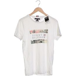 Tommy Hilfiger T-Shirt Herren Gr&ouml;&szlig;e M Second Hand wei&szlig;