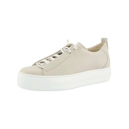 Paul Green Damen Sneaker "Paul Green Sneaker Glattleder", Gr. 38,5hellgrau, Glattleder, Schuhe