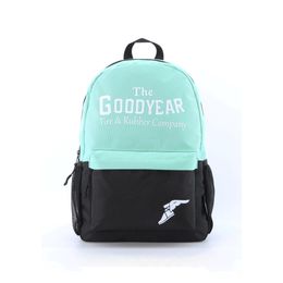 Good Year Cityrucksack GOODYEAR "RPET", Kinder, Gr. B/H/T: 30cm, blau (türkis), Kunstfaser, Rucksäcke, aus recycletem Polyester
