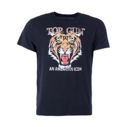 T-Shirt Top Gun "TG20213017", Damen, Gr. 50M, schwarz, Obermaterial: 100% Baumwolle, Shirts T-Shirt