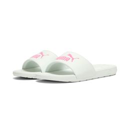 Puma Damen Badesandale "COOL CAT 2.0 WNS", Gr. 39sage frost, pink pixel, Synthetik, unifarben, Schuhe