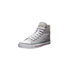 Sneaker Ethletic "White Cap Hi Cut", Damen, Gr. 44, grau (mirage grau p, just weiß), Obermaterial: 100% Baumwolle; Futter: 100% Baumwolle; Decksohle: 100% Baumwolle; Sohle: 100% Naturkautschuk, Schuhe Sneakerboots Canvassneaker Sneaker high, Keine Angabe