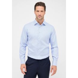Langarmhemd Eterna "MODERN FIT", Herren, Gr. 42, Normalgr&ouml;&szlig;en, hellblau, Twill, 100% Baumwolle, tailliert, Manschette, Hemden, NON IRON (b&uuml;gelfrei)