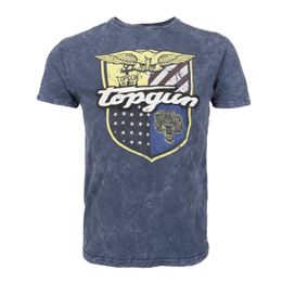 T-Shirt Top Gun "Insignia TG20191064", Herren, Gr. 56XXL, blau (navy), Obermaterial: 100% Baumwolle, Shirts T-Shirt
