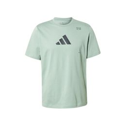 adidas Performance Funktionsshirt Herren Gr&ouml;&szlig;e XL anthrazit / pastellgr&uuml;n