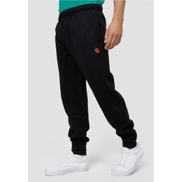 Sweathose MIKON, Herren, Gr. S, EURO-Gr&ouml;&szlig;en, schwarz, 65% Baumwolle, 35% Polyester, unifarben, Hosen Sweathose, im modischen Design