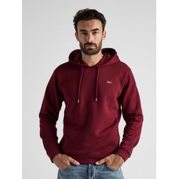 Kapuzenpullover JCC "310212112", Herren, Gr. L, rot (bordeaux), Obermaterial: 60% Baumwolle, 40% Polyester, Pullover Sweatshirt Hoodie