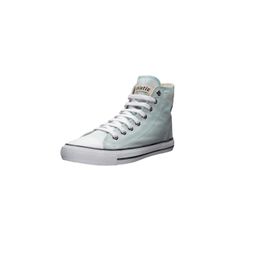 Sneaker Ethletic "White Cap Hi Cut", Damen, Gr. 42, blau (light aqua grün p, just weiß), Obermaterial: 100% Baumwolle; Futter: 100% Baumwolle; Decksohle: 100% Baumwolle; Sohle: 100% Naturkautschuk, Schuhe Sneakerboots Canvassneaker Sneaker high, Keine Angabe