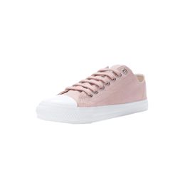 Sneaker Ethletic "Trainer White Cap Lo Cut", Damen, Gr. 36, rosa (sea shell, just wei&szlig;), Obermaterial: 100% Baumwolle; Sohle: 100% Naturkautschuk, Schuhe Sneaker, Keine Angabe