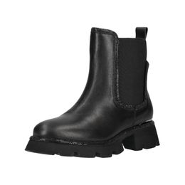 Alma en Pena Damen Stiefelette "Alma en Pena Stiefelette Leder/Textil", Gr. 41schwarz, Leder, Textil, Schuhe