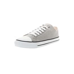 Sneaker Ethletic "Trainer White Cap Lo Cut", Damen, Gr. 36, grau (urban grau, just wei&szlig;), Obermaterial: 100% Baumwolle; Sohle: 100% Naturkautschuk, Schuhe Sneaker, Keine Angabe