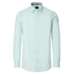 Businesshemd Venti "Venti Businesshemd uni", Herren, Gr. 36, Normalgr&ouml;&szlig;en, gr&uuml;n (mint), 100% Baumwolle, unifarben, sehr figurbetont, Hemden