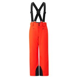 Skihose Ziener "AXI-Z pants junior", M&auml;dchen, Gr. 164, EURO-Gr&ouml;&szlig;en, orangerot, Obermaterial: 100% Polyester; Futter: 100% Polyamid; Wattierung: 100% Polyester, Hosen Skihose
