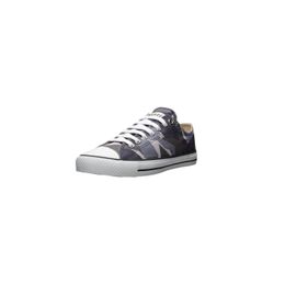 Sneaker Ethletic "Trainer White Cap Lo Cut", Damen, Gr. 36, blau (camou blau, just wei&szlig;), Obermaterial: 100% Baumwolle; Sohle: 100% Naturkautschuk, Schuhe Sneaker, Keine Angabe