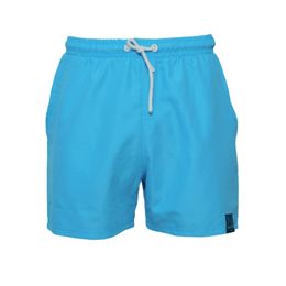 Badehose NASSAU BEACH "NB231017", Herren, Gr. 48S, US-Größen, blau (cyan), 100% Polyester, Badehosen Badehose