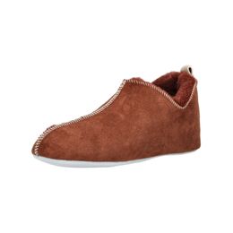 Hausschuh Shepherd "Shepherd Hausschuhe Veloursleder", Damen, Gr. 37, rot, Veloursleder, Schuhe Hausschuh