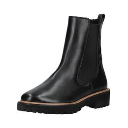 Stiefelette Paul Green "Paul Green Stiefelette Leder/Textil", Damen, Gr. 39, schwarz, Leder, Textil, Schuhe Stiefelette