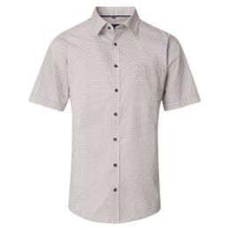 Kurzarmhemd Casamoda "Casamoda Freizeithemd Kurzarm Print", Herren, Gr. XXL, Normalgr&ouml;&szlig;en, beige (champagner), 100% Baumwolle, bedruckt, l&auml;ssig geschnitten, Hemden