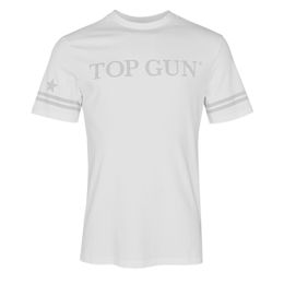 T-Shirt Top Gun "TG22002", Herren, Gr. 56XXL, wei&szlig;, Obermaterial: 100% Baumwolle, Shirts T-Shirt