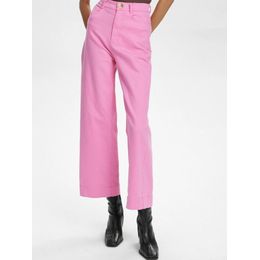 N&uuml;mph Chinohose N&Uuml;MPH "N&uuml;mph Trousers NULULU", Damen, Gr. 34, Normalgr&ouml;&szlig;en, pink cosmos, Obermaterial: 98% Baumwolle, 2% Elasthan, Hosen Chinohose