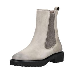 Stiefelette Paul Green "Paul Green Stiefelette Veloursleder/Textil", Damen, Gr. 38, grau, Textil, Veloursleder, Schuhe Stiefelette