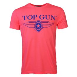 T-Shirt Top Gun "Radiate TG20192062", Herren, Gr. 56XXL, pink, Obermaterial: 100% Microfaser, Shirts T-Shirt