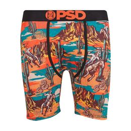 PSD Boxershorts Herren Größe S blau / orange / schwarz / weiß