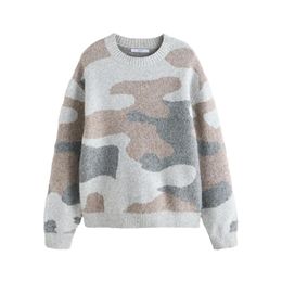 next Pullover Herren Größe XXXL dunkelbeige / grau / basaltgrau