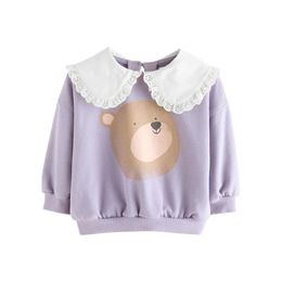 next Sweatshirt girl Purple size 5-6 yrs