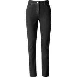 Heine Damen 7/8-Jeans mit Push-up-Effekt black denim Gr&ouml;&szlig;e 38
