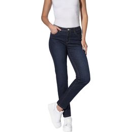 CR&Eacute;ATION L Damen 5-Pocket-Jeans mit schmalen Beinen dark blue Gr&ouml;&szlig;e 42