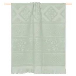 Strandtuch Pad "Harlem", grün (dusty mint), B:100cm L:180cm, Frottee, Frottee, Handtücher, Made in Europe