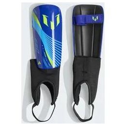 Fußball Schienbeinschoner Adidas PERFORMANCE "MESSI SG MTC J", Damen, Gr. S, royal blau, semi blau burst, solar gelb, Protektoren