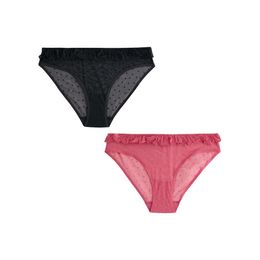 next Slip Damen Gr&ouml;&szlig;e 5XL pink / schwarz
