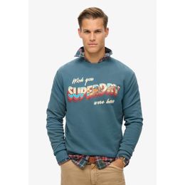 Superdry & Co Sweatshirt Herren Gr&ouml;&szlig;e XXL blau / mischfarben