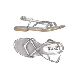 Cinque Sandalen Damen Gr&ouml;&szlig;e 38 Second Hand silber
