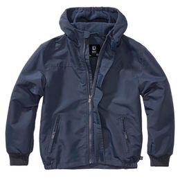 Brandit Kids Windbreaker Frontzip (Sale) navy, Größe M/134-140