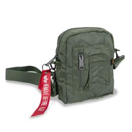 Alpha Industries Crew Carry Bag Umhängetasche sage green