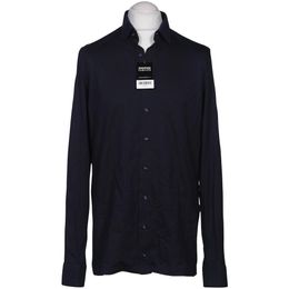 OLYMP Hemd Herren Größe L Second Hand marine
