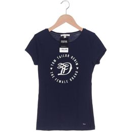 Tom Tailor Denim T-Shirt Damen Gr&ouml;&szlig;e XS Second Hand marine